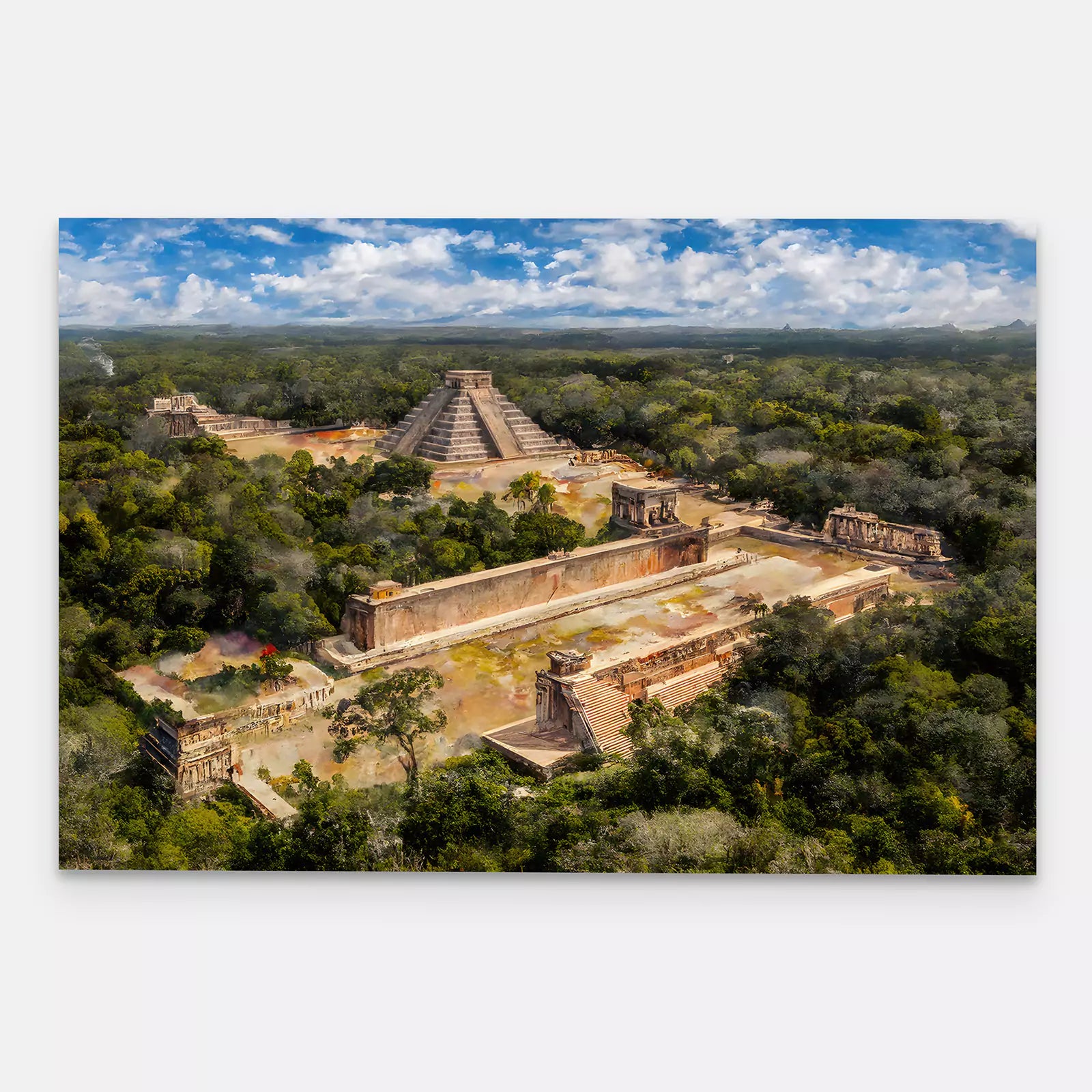 Chichen Itza - Seven Wonders of the World Wall Art | Mexico Yucatan ...