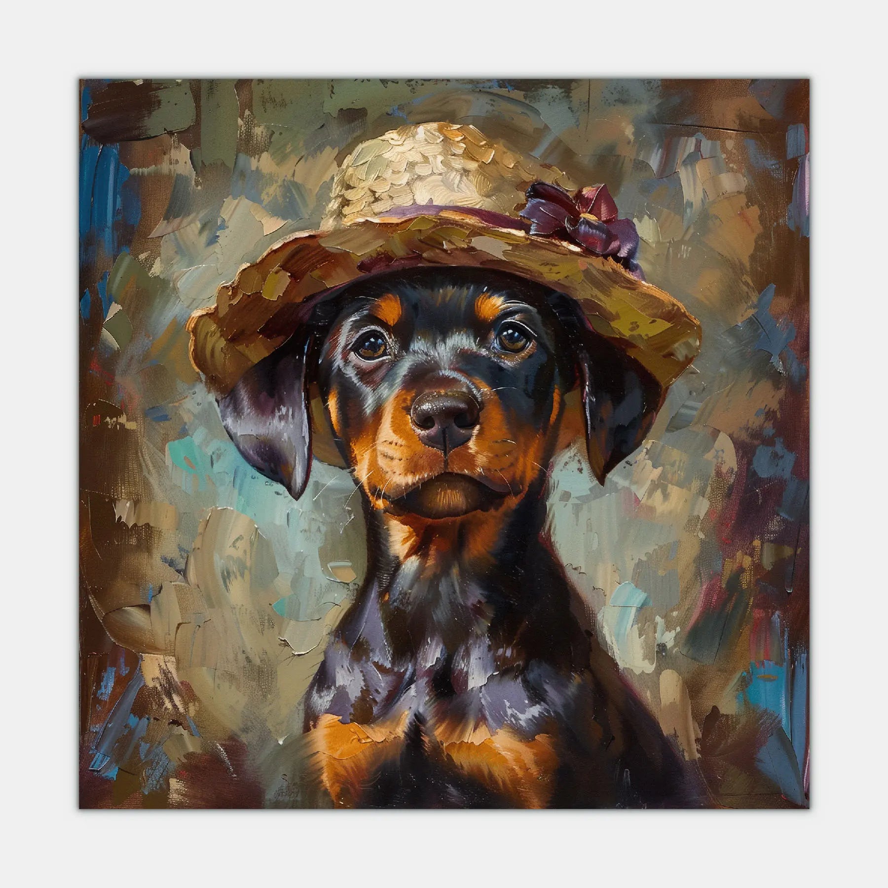 Doberman Pinscher Puppy Art Print