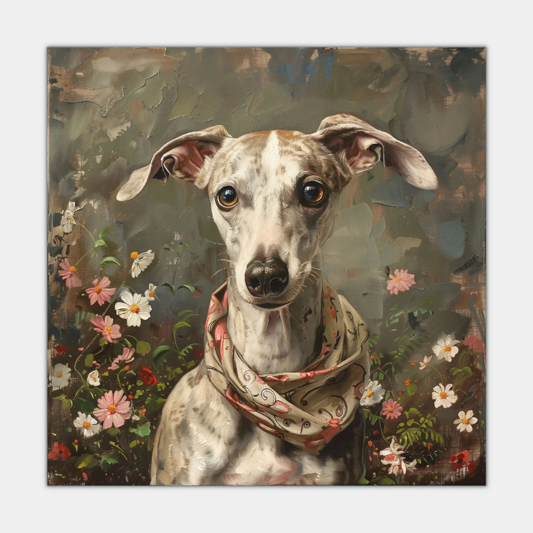 Whippet Puppy Art Print