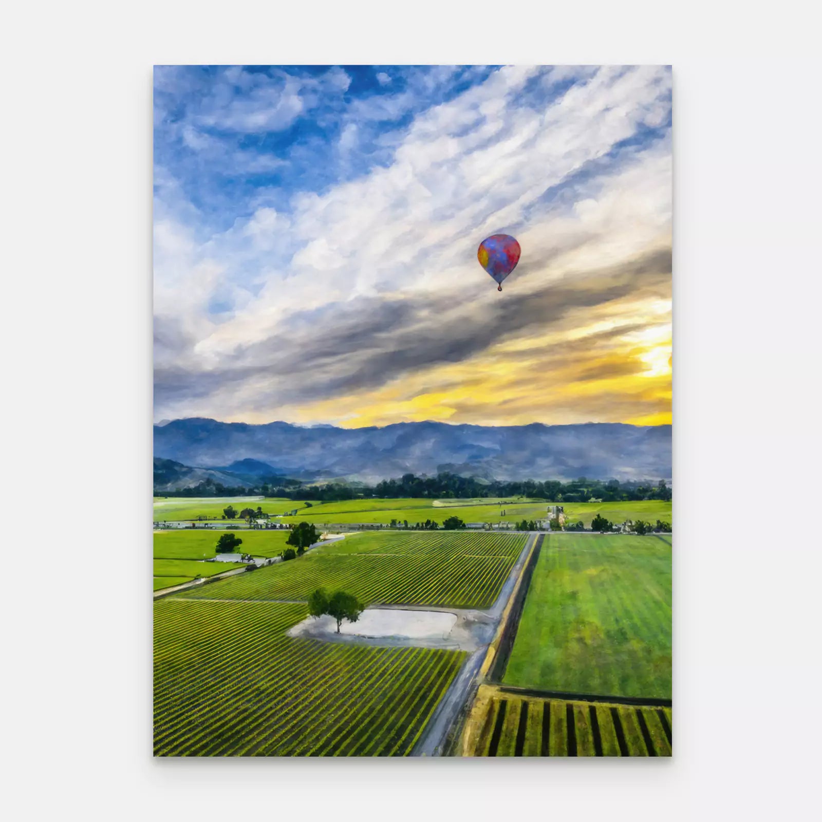 Napa Valley - United States Wall Art | California Vineyard | Napa ...